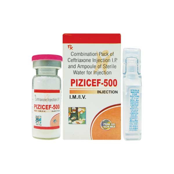 Pizicef 500mg Injection – Jindal Medical Store